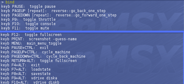 openMSX shortcuts and settings | MSX Resource Center (Page 1/2)