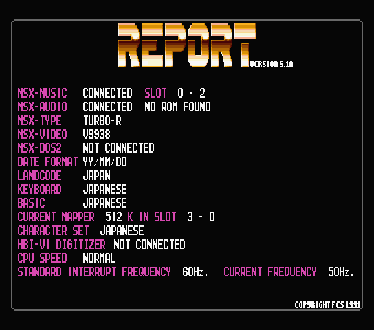 Routine to checks MSX model and to change output frequency | MSX ...